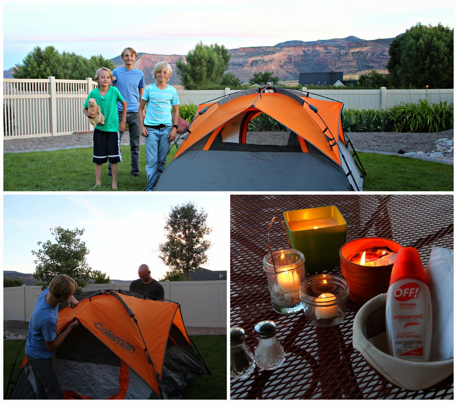 Moore Minutes: Backyard Campout with a Classic Camp Dinner and S'More Puffs