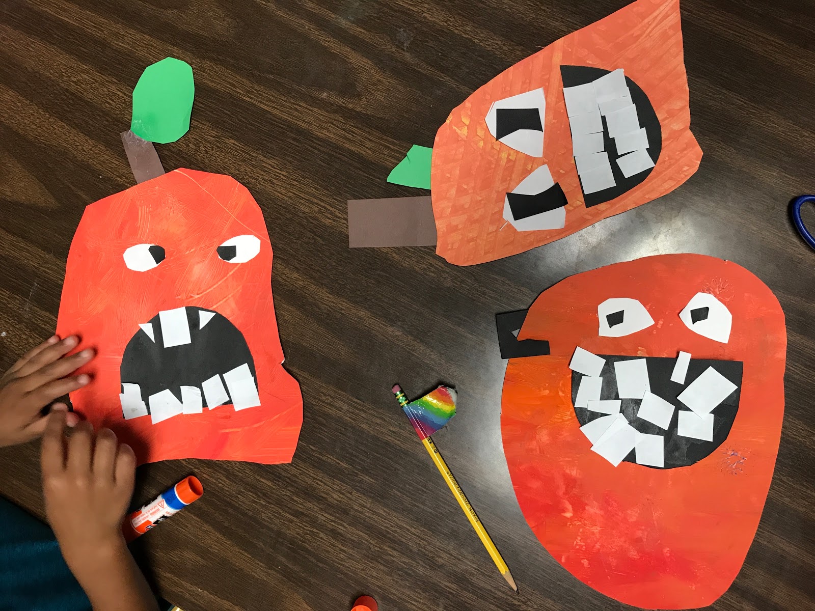 Elements of the Art Room: Kindergarten Pumpkins!