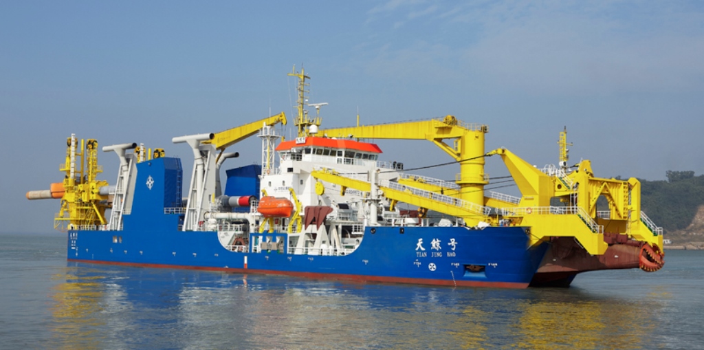 SOUTH CHINA SEA - Beijing has a new ship that can build artificial islands.