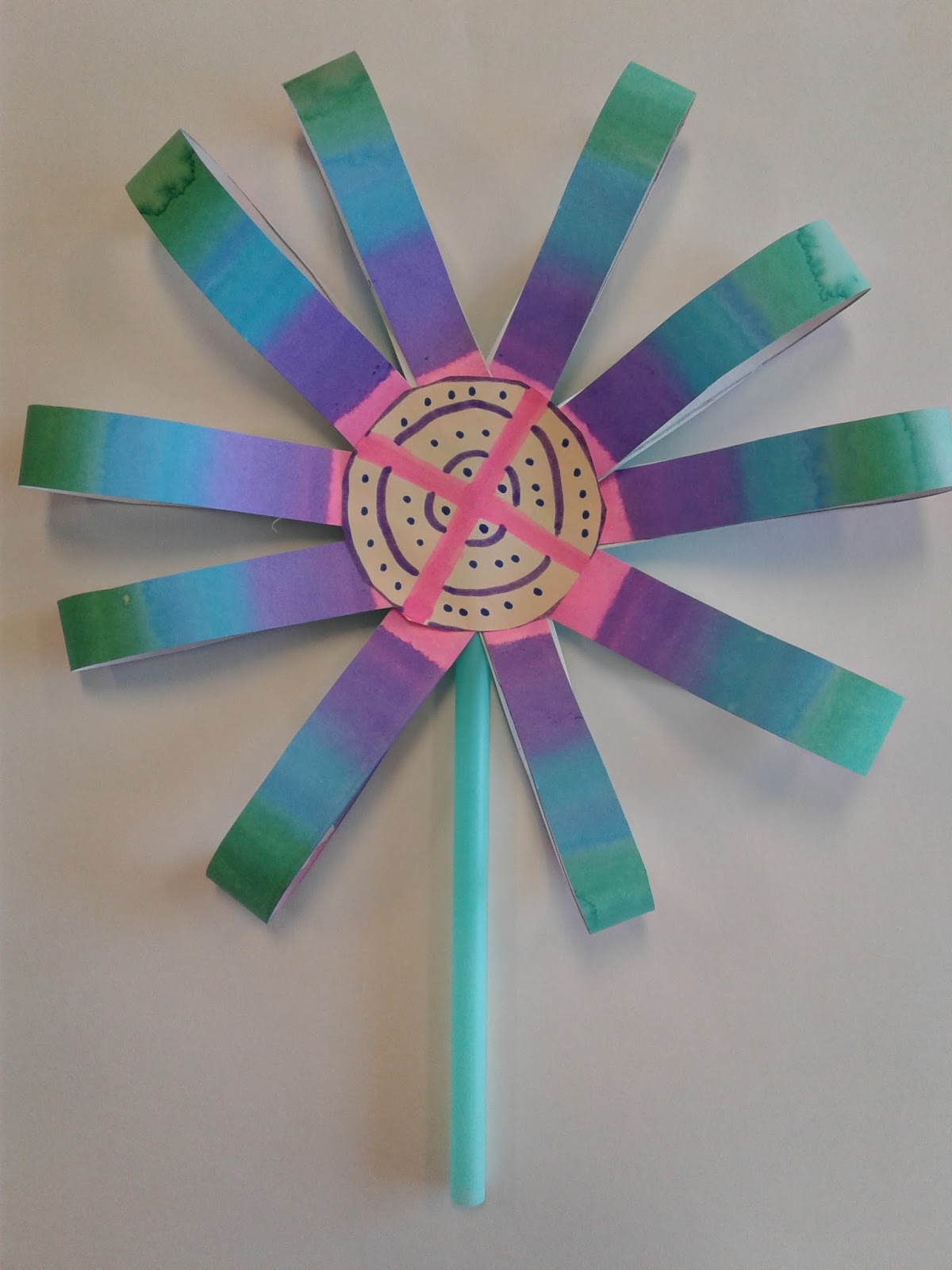 a faithful attempt: Paper Loop Flowers