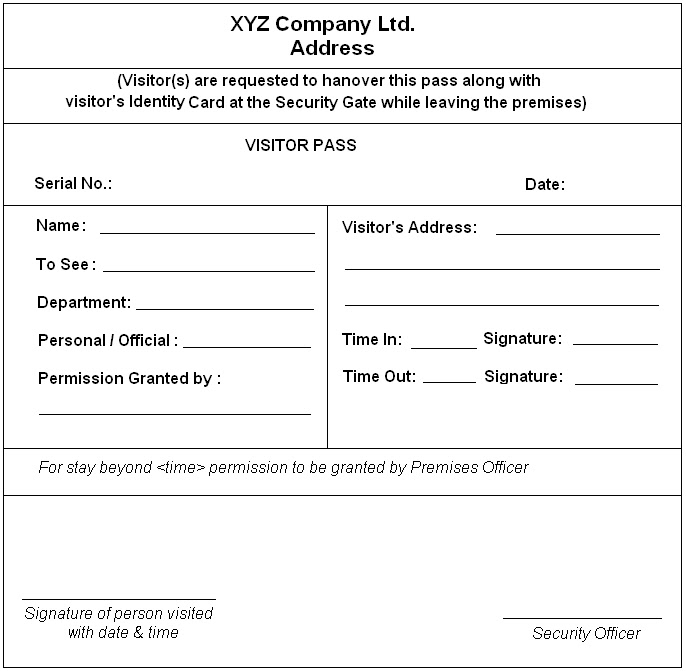 Management Study: How visitors are conducted in an industry. Give ...