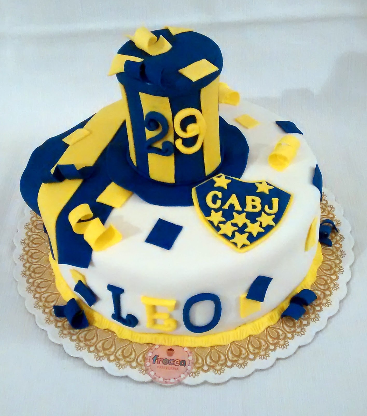 Frocca Pasteleria: Torta Boca Junior!