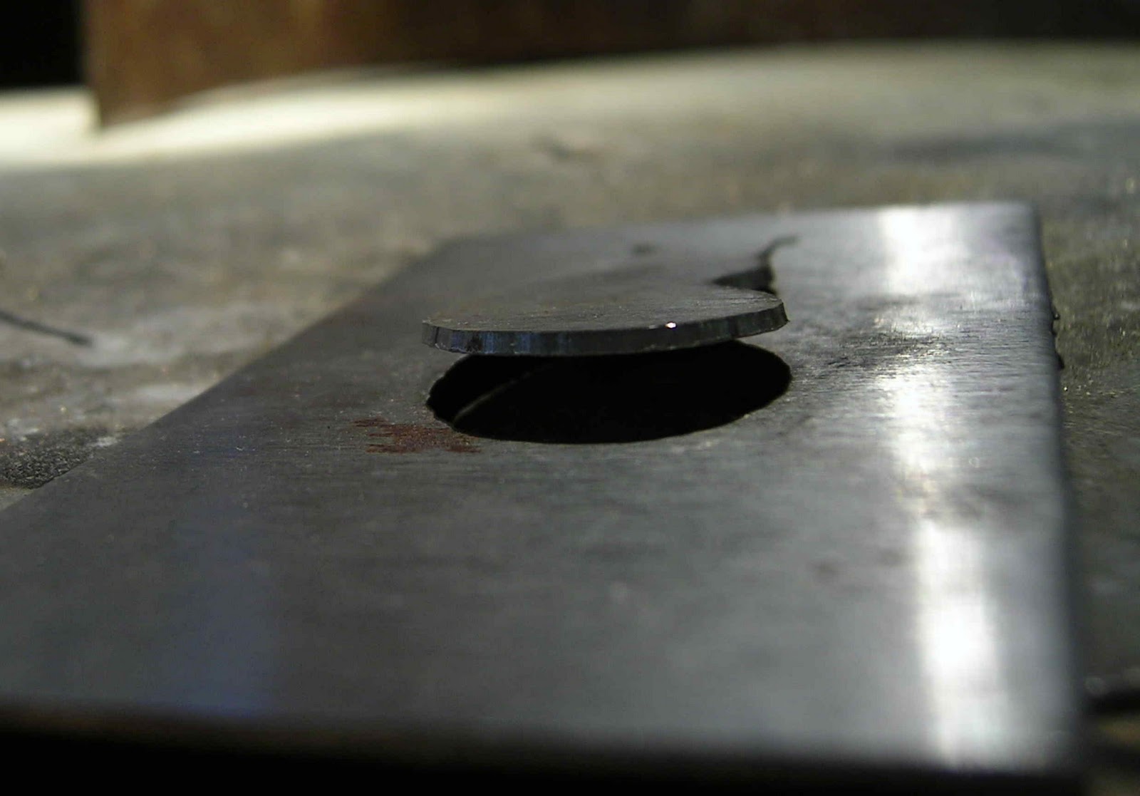 etsy metal: Creating a cutting stamp using the RT Blanking System.