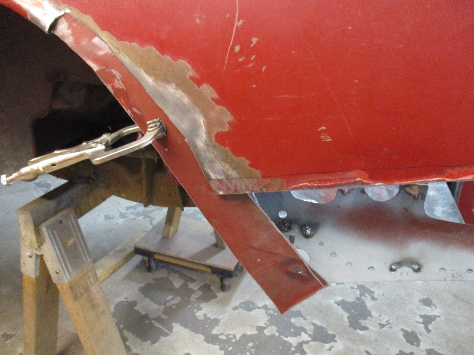 Roundtail Restoration: Triumph Spitfire Body Repair #38 - Inner Wheel ...