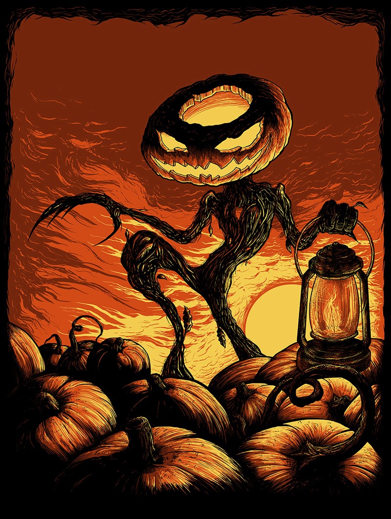 INSIDE THE ROCK POSTER FRAME BLOG: Matthew Johnson The Pumpkin King ...