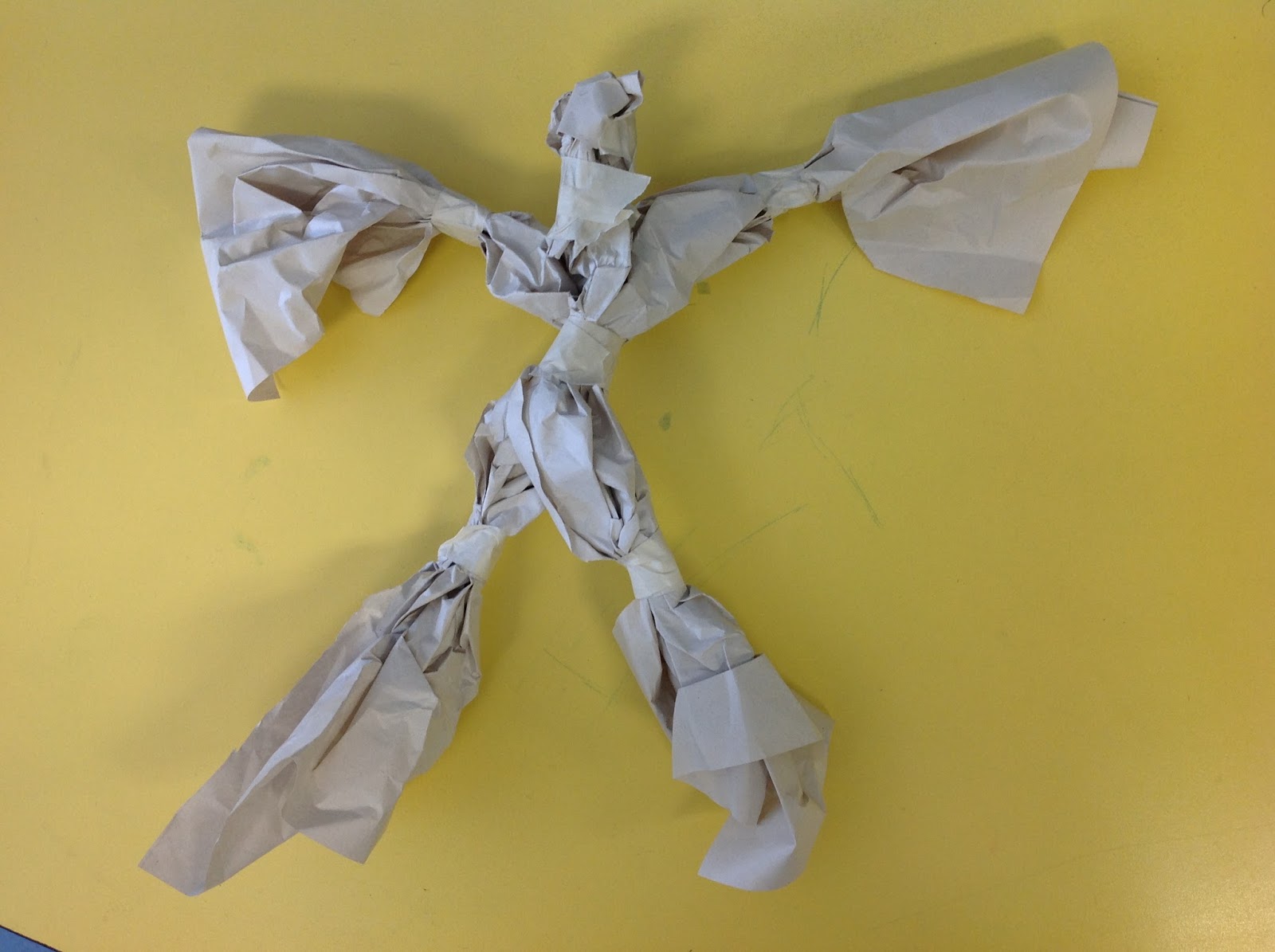 Paper Figures Art Lesson