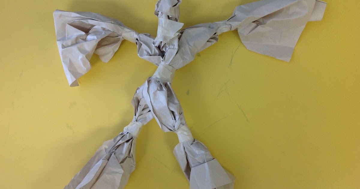 Paper Figures Art Lesson