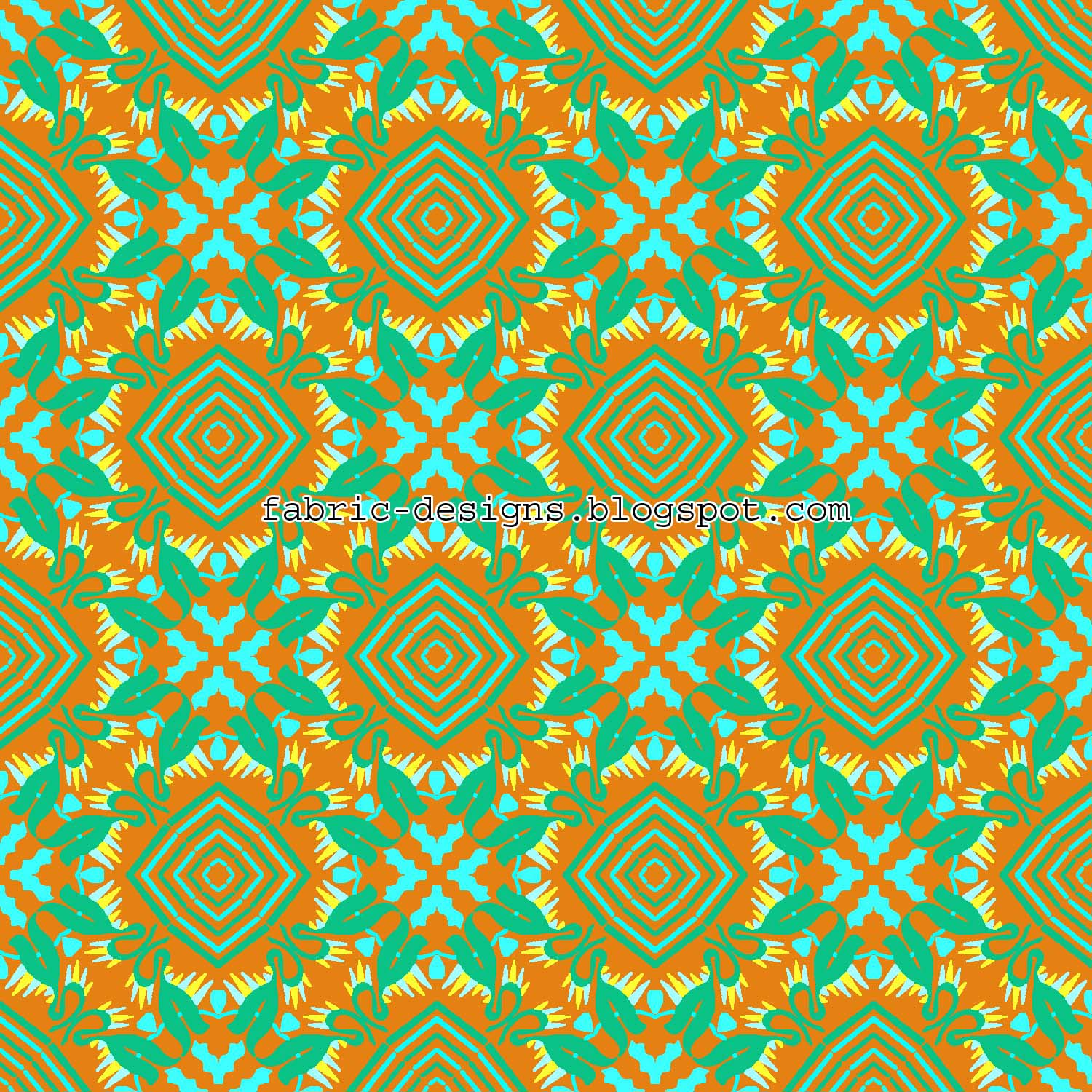Geometric patterns and vectors for fabric