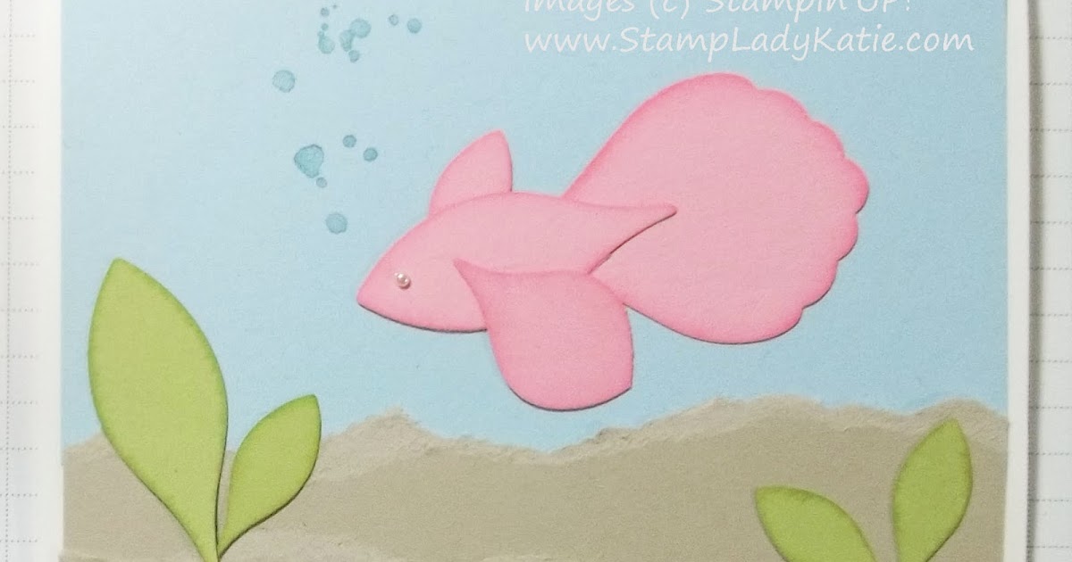 StampLadyKatie.com: Fish Punch Art with the Blossom Petal Punch