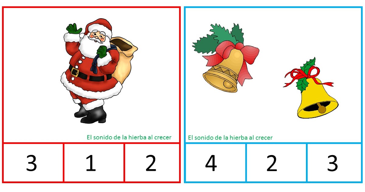 TEACCH: Matemáticas muy navideñas ~ Atividades Escolares