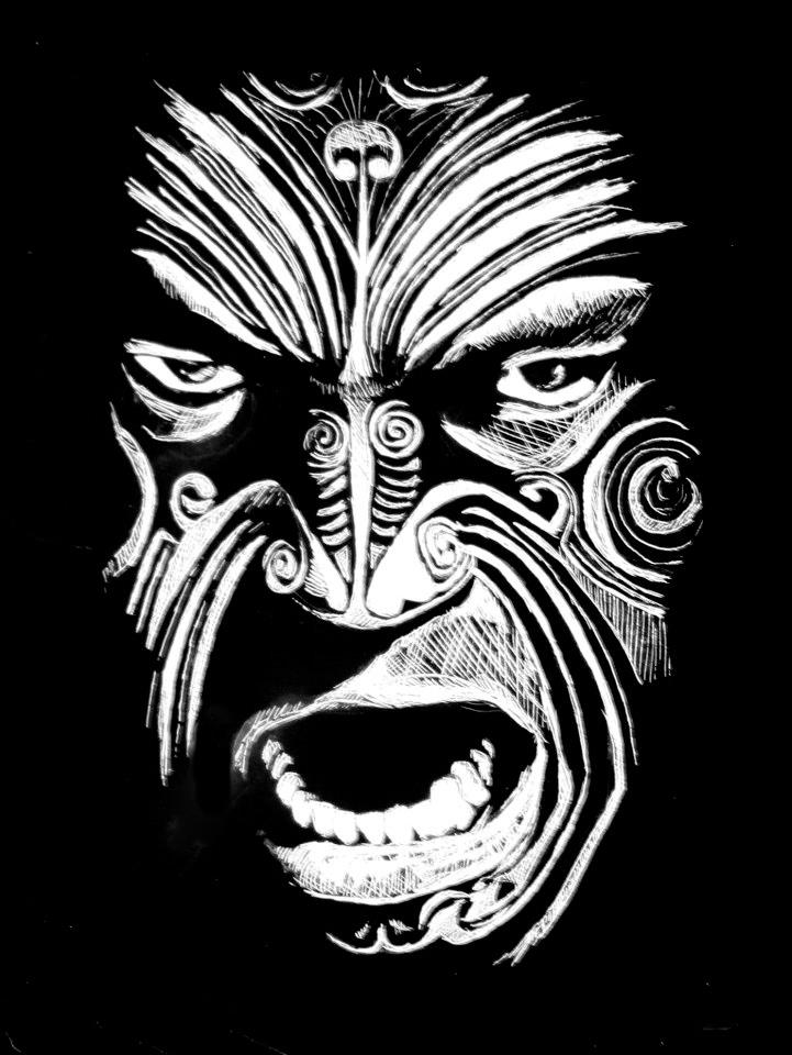 Art is a Confession: Maori Warrior