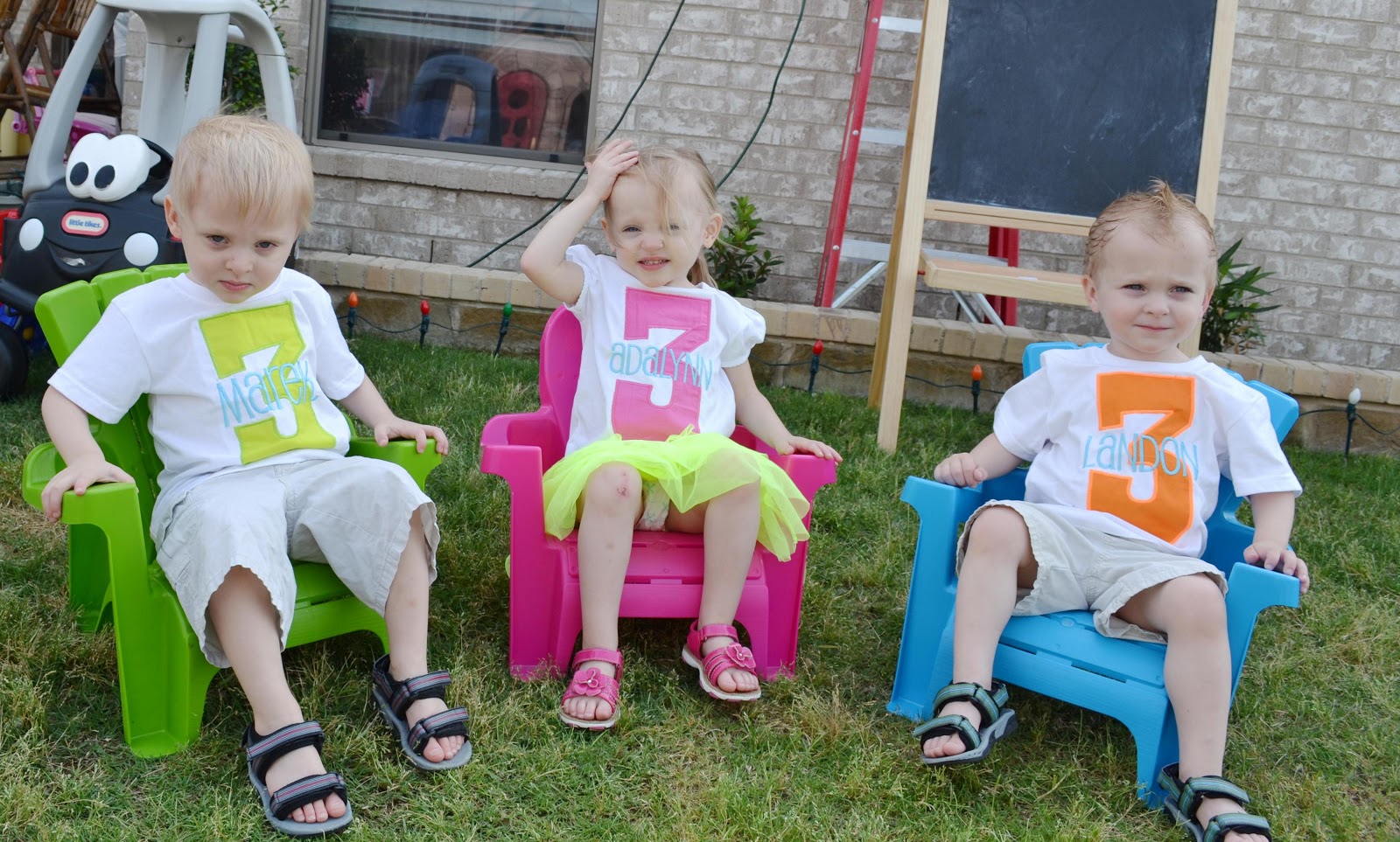 Welcome to the Grezeszak Triplets blog: 3rd birthday!!! Lets party!