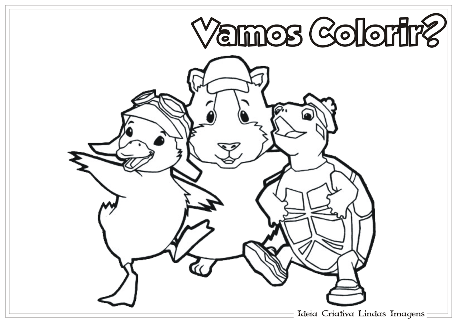 Super Fofos desenho para colorir