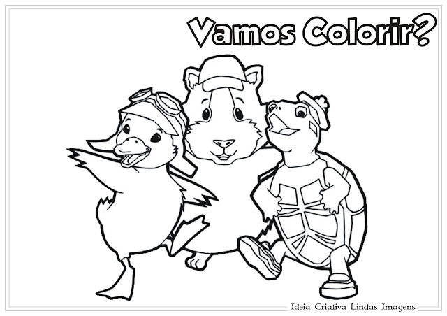 Super Fofos desenho para colorir