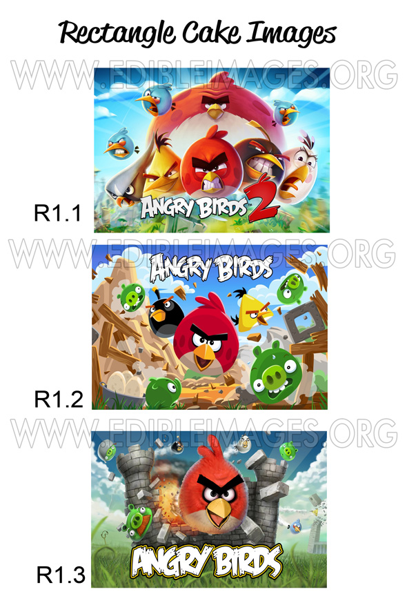 Edible Image Angry Birds - Aisha Puchong Jaya