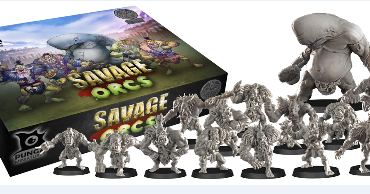 Wargame News and Terrain: Punga Miniatures: Fantasy Football Savage ...