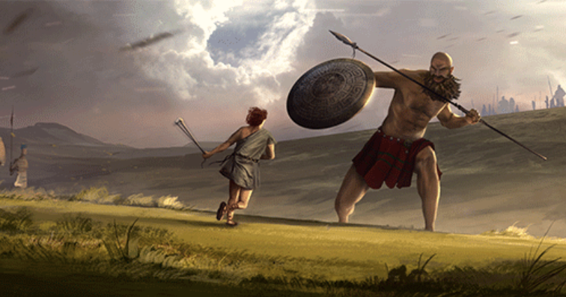 Estudio Biblia: 1 SAMUEL 17:28-58. David se enfrenta a Goliat