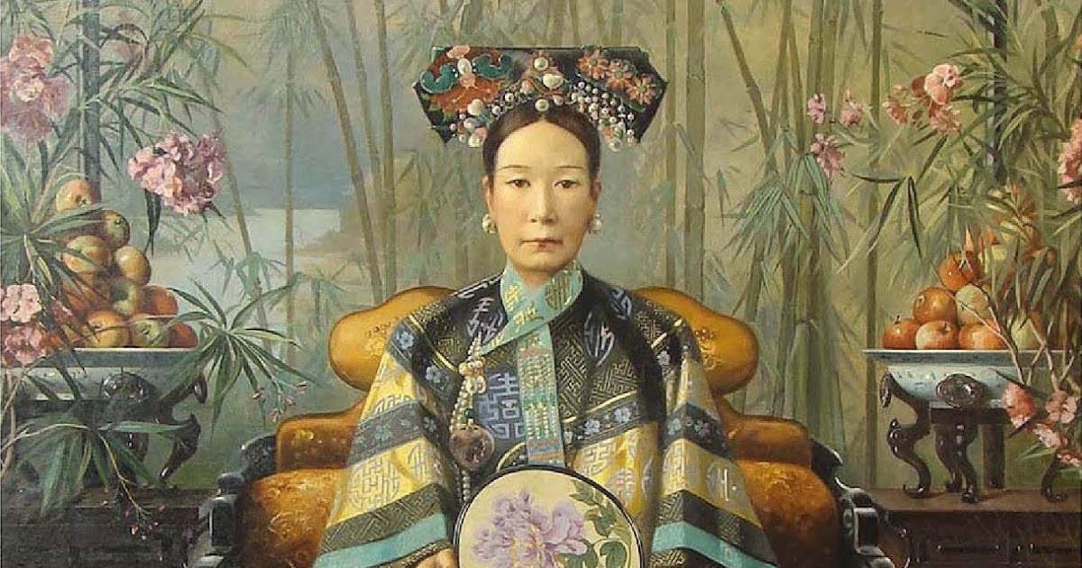 Hubert Vos: Portrait of Dowager Empress Cixi (1905)