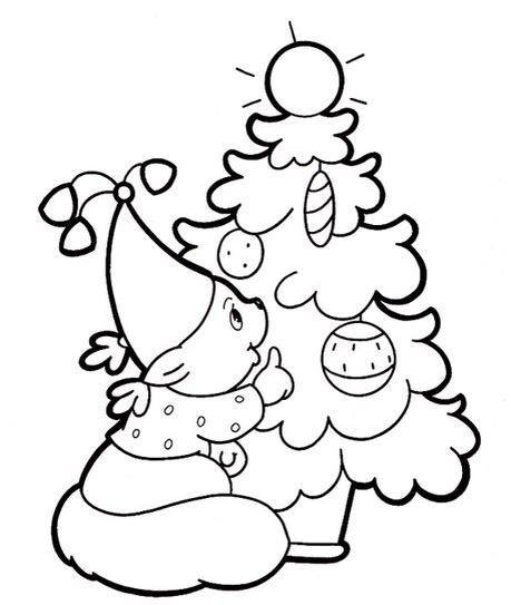 Planse de colorat si fise pentru copii: BRADUL - Planse de colorat cu ...