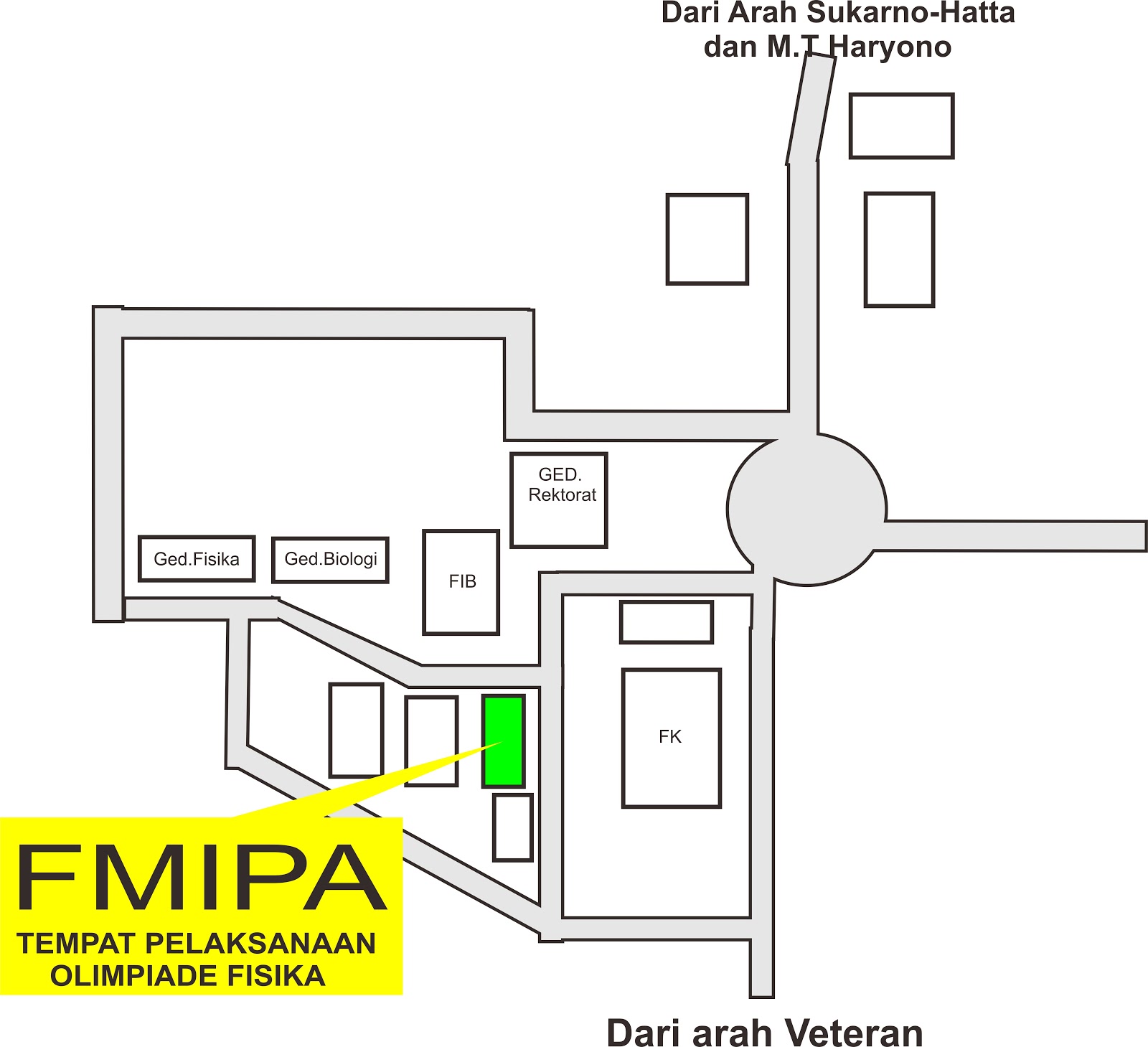 Brawijaya Physics Events: [Info] Peta Universitas Brawijaya