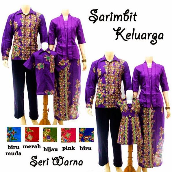 10 Model Baju Batik Sarimbit Keluarga Modis Elegan 2020