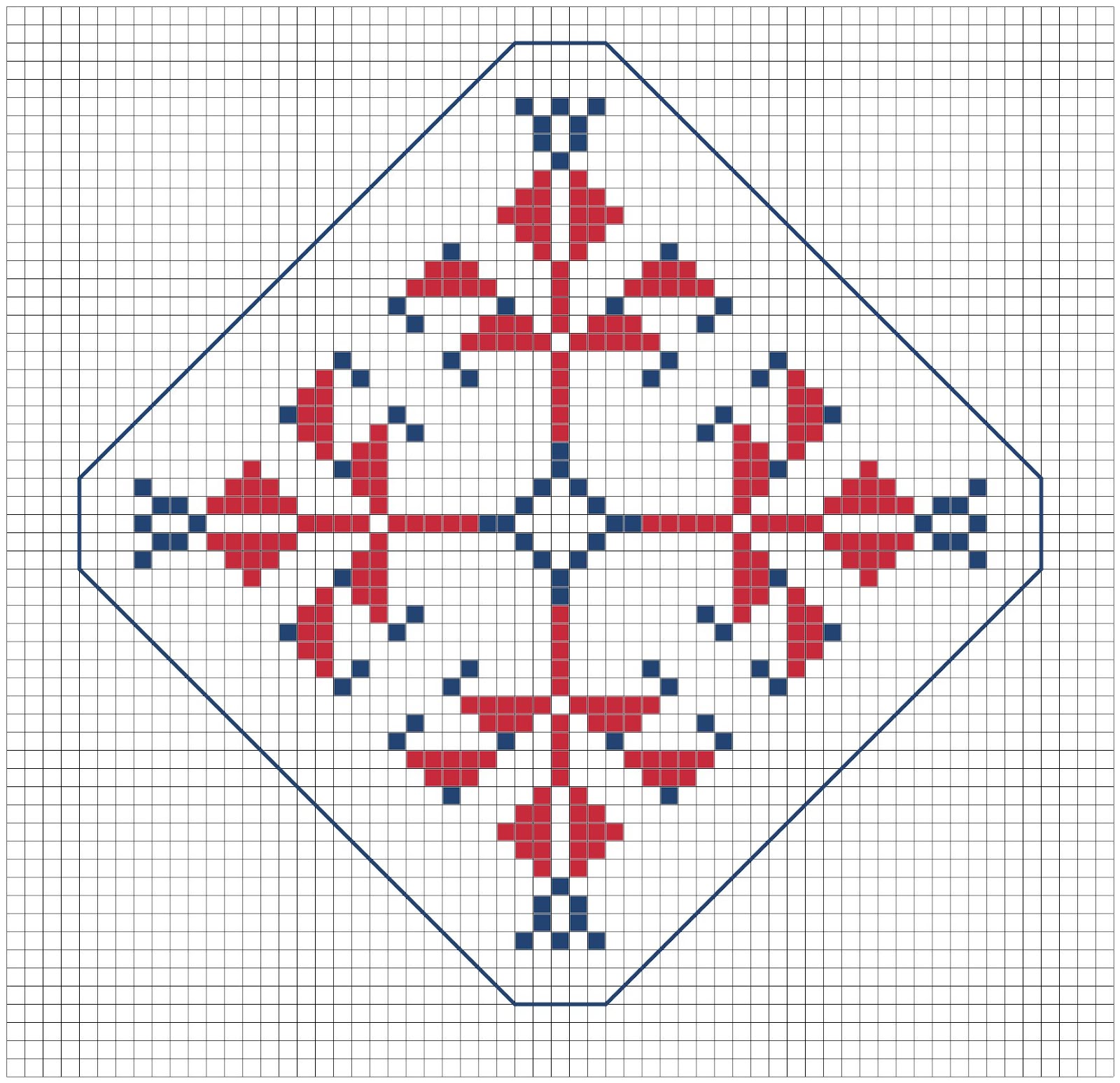 The world according to Ági: Free biscornu pattern
