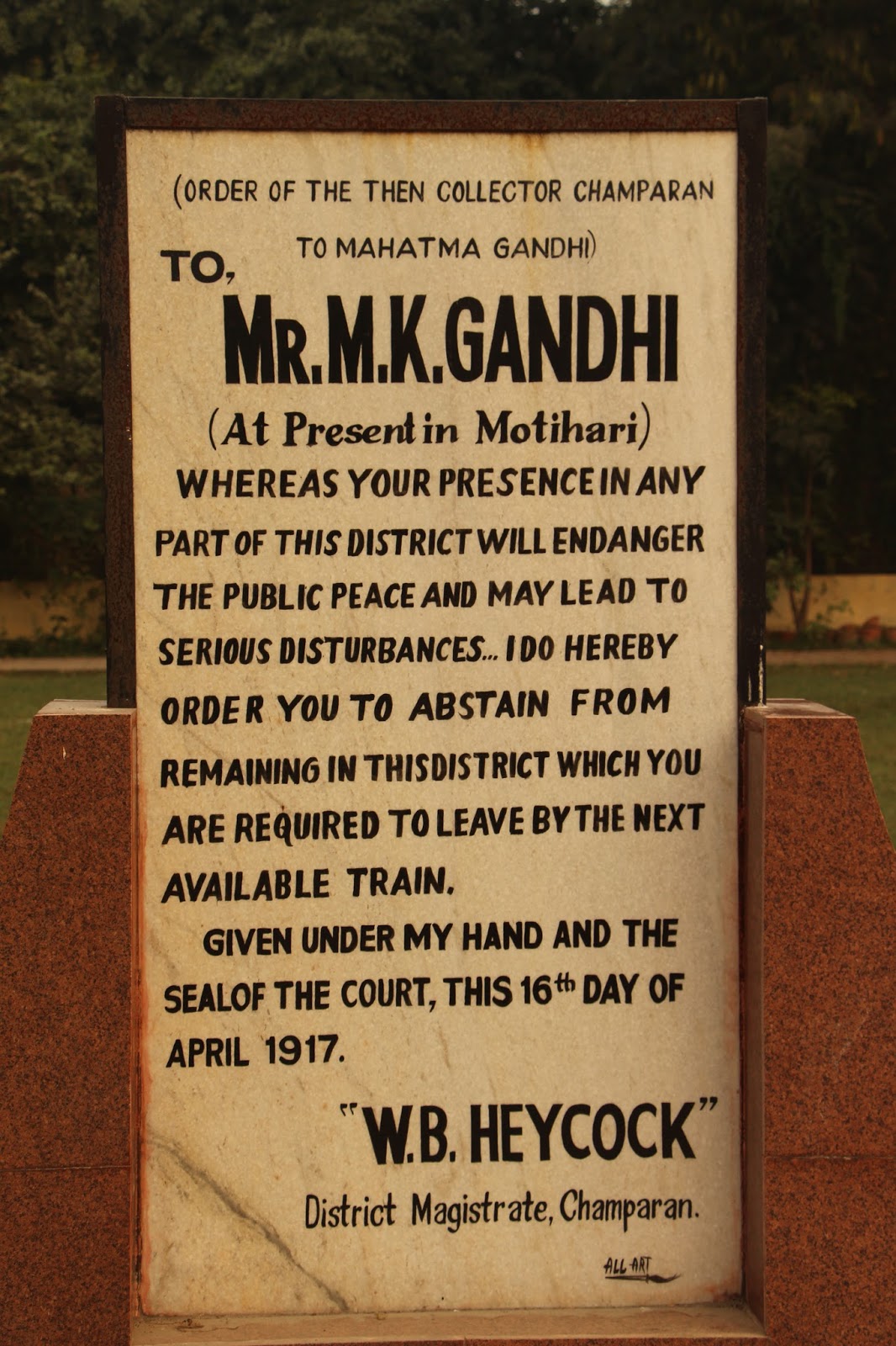 Excursions By Thakur : Gandhi Museum, Motihari, Champaran , Bihar