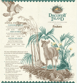 Disney Vacation Kingdom: Discovery Island Guidemap