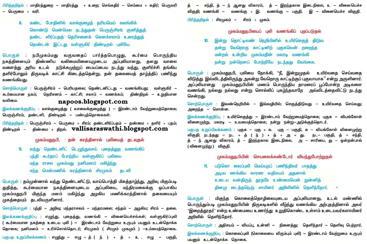 வள்ளி சரஸ்வதி: சீறாப்புராணம்