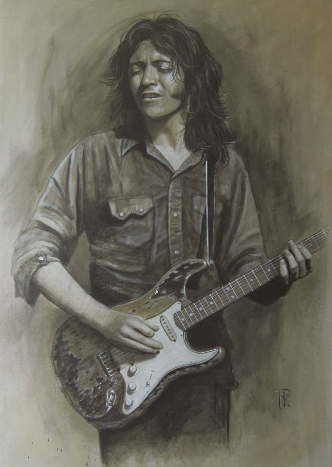 Rory Gallagher by Theo Reijnders | Rory gallagher, Art music, Caricature