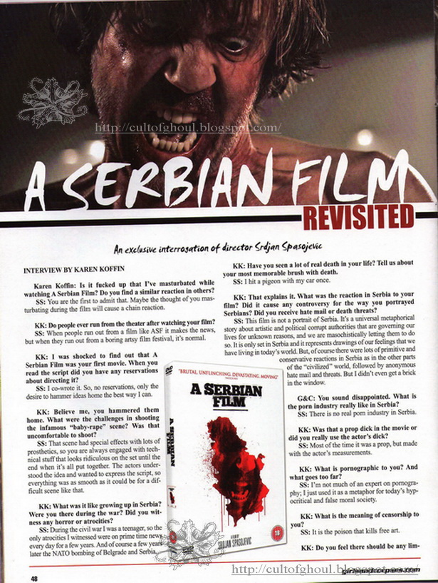 The Temple Of Ghoul A Serbian Film Director Talks To Girls And Corpses