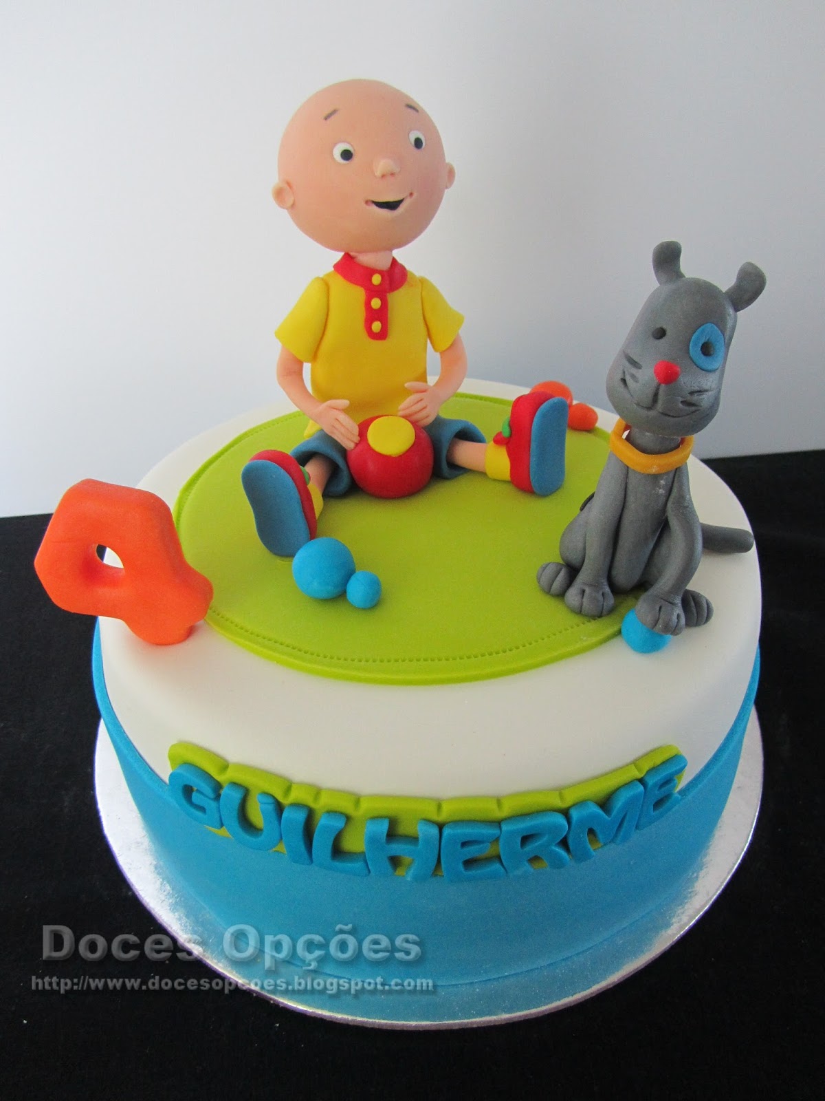 Doces Opções: Bolo de aniversário Ruca