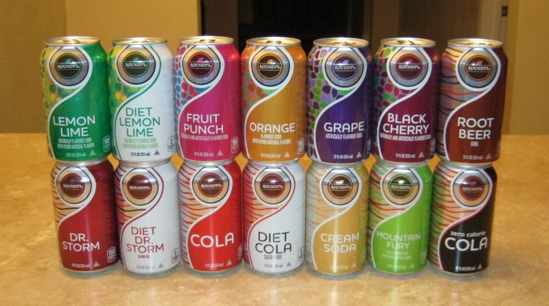 Soda Can Collection: Roundy's Round-Up
