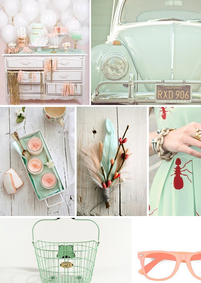 scenic glory - create art. inspire design.: mint & peach - colors that ...