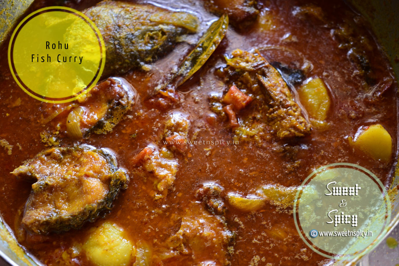 Odia Style Rohi Fish Curry (Rohi Macha Tarkari) | Sweet n Spicy