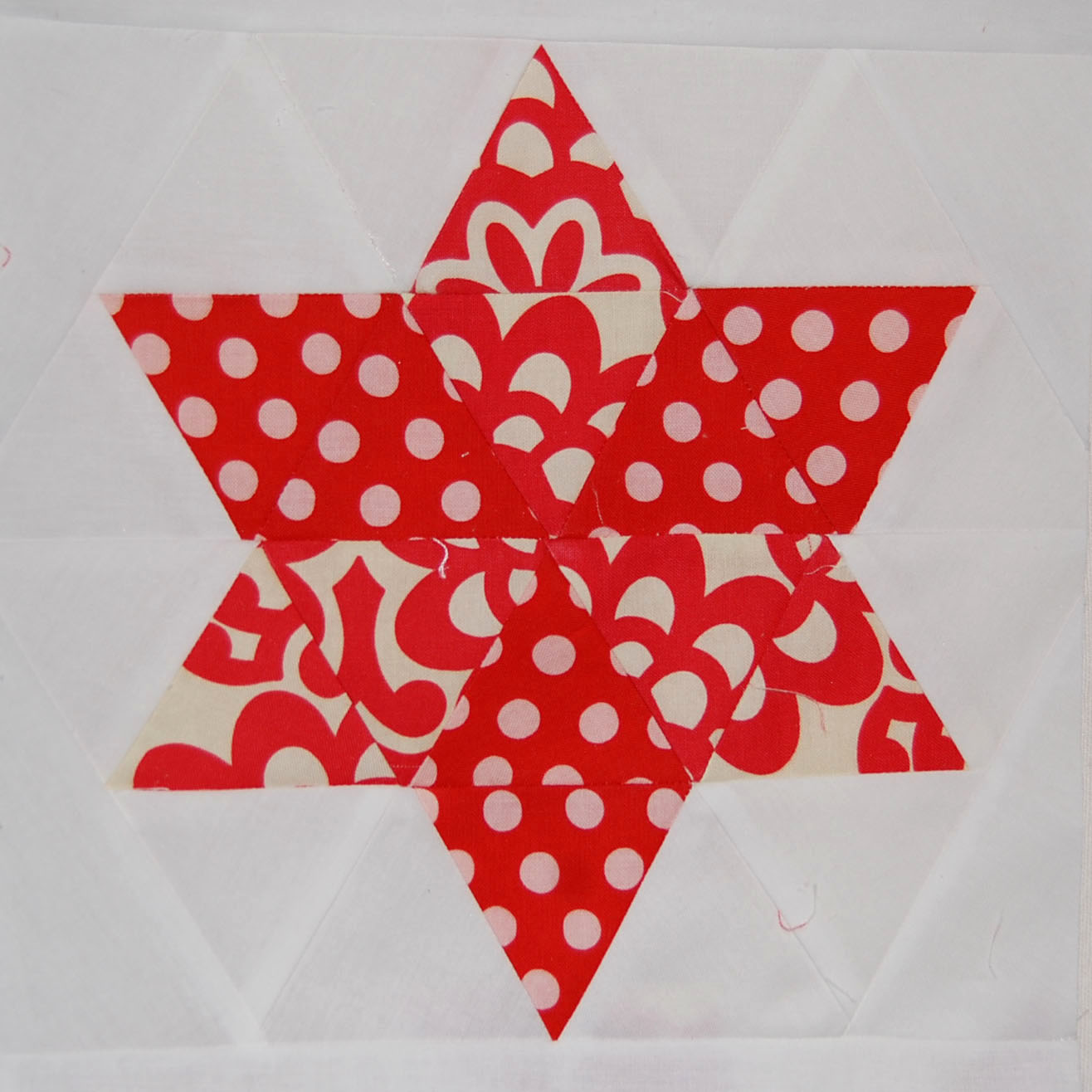 BLONDE DESIGN: Make - Quilted 6 Pointed Star
