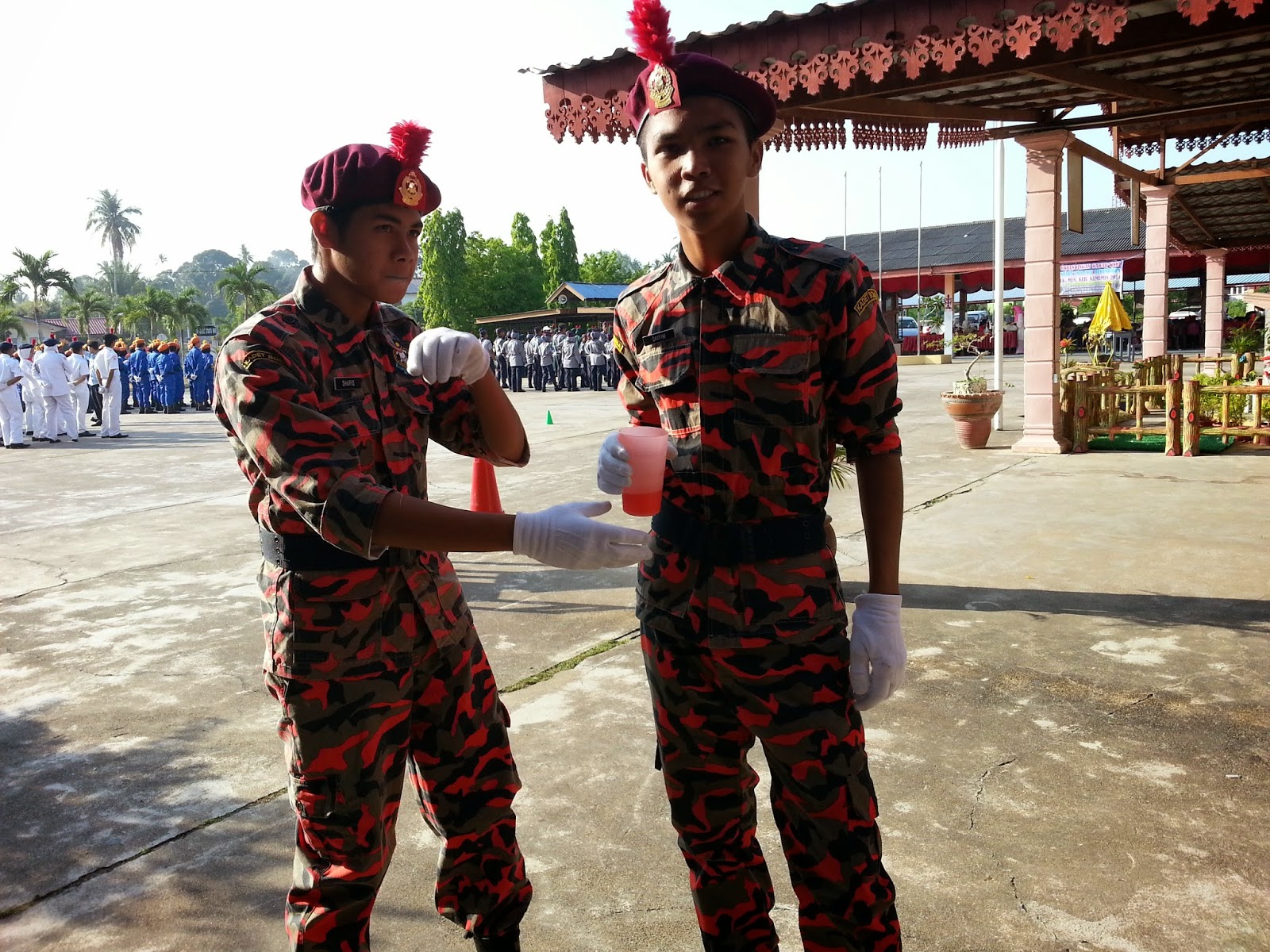 SMK. KEMUMIN : Pertandingan Kawad Kaki 2014