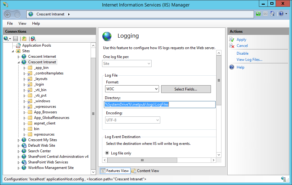 Archive ULS & IIS Log Files in SharePoint using PowerShell - SharePoint ... Archive ULS & IIS Log Files in SharePoint using PowerShell - SharePoint ...