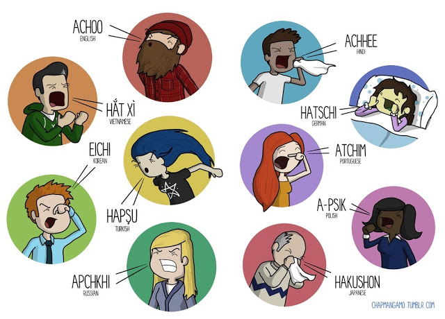 How to Sneeze in 10 Different Languages | Zensation Blogger