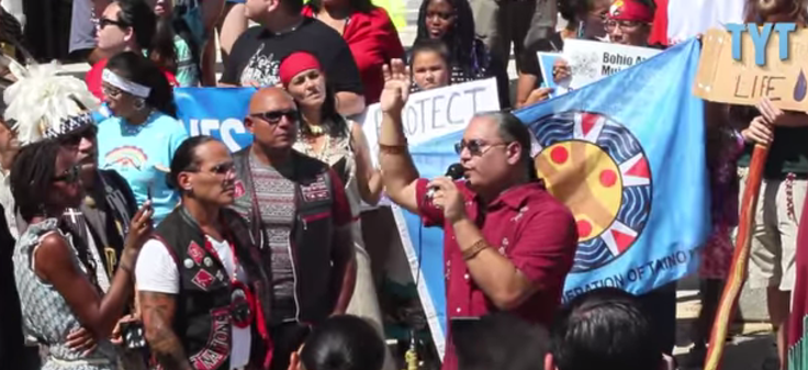 The Voice Of The Taino People Online Hundreds Support Standing Rock