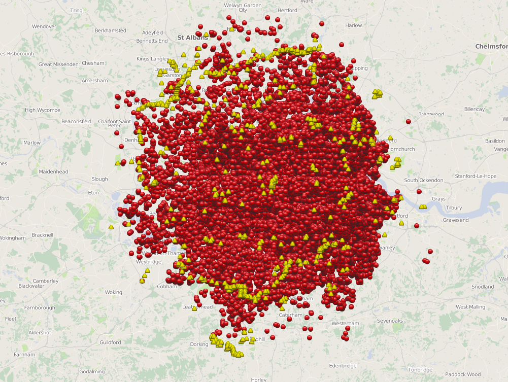 Cartonerd: Bomb Sight Map of the Blitz
