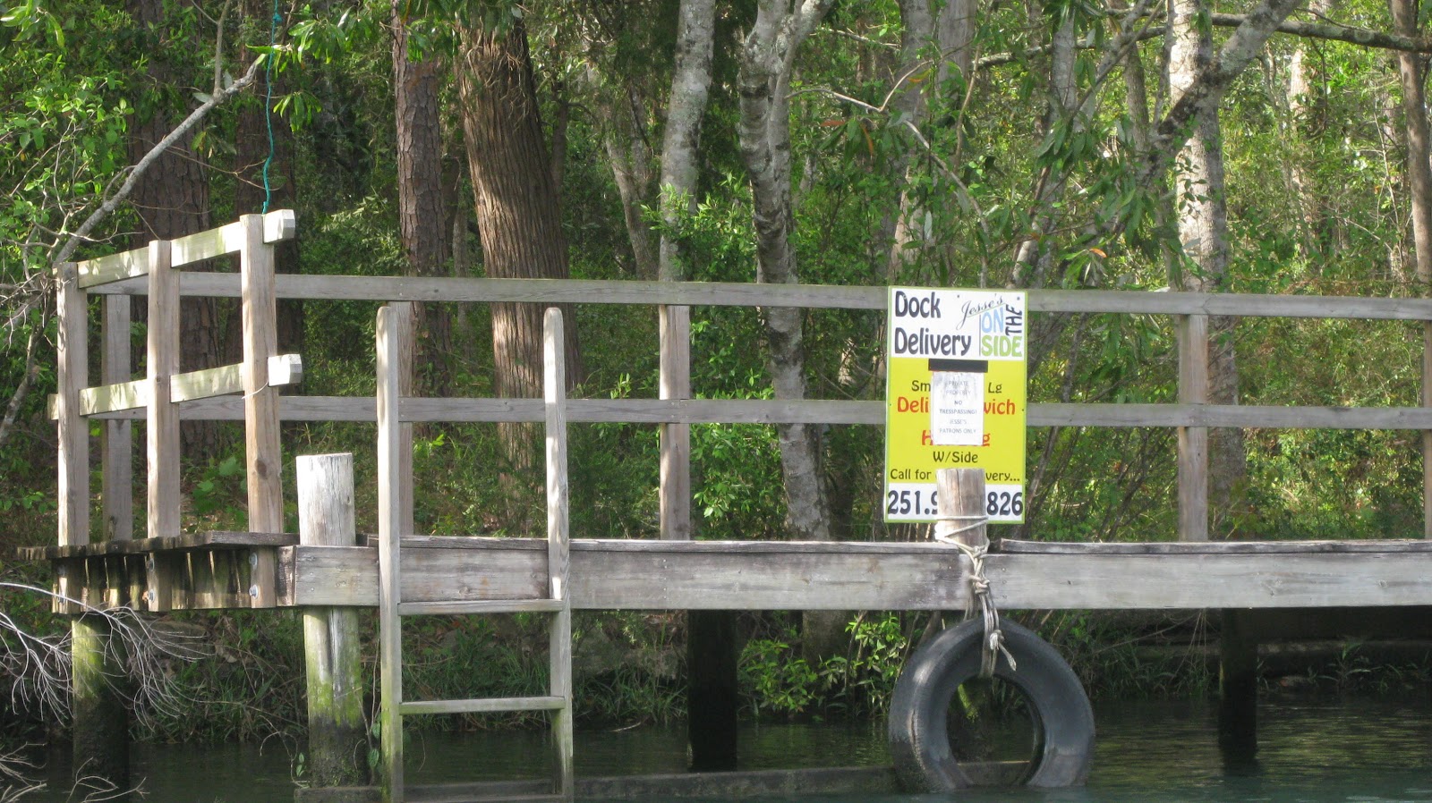 Kayak and canoe, we put in: Magnolia River, Foley, AL