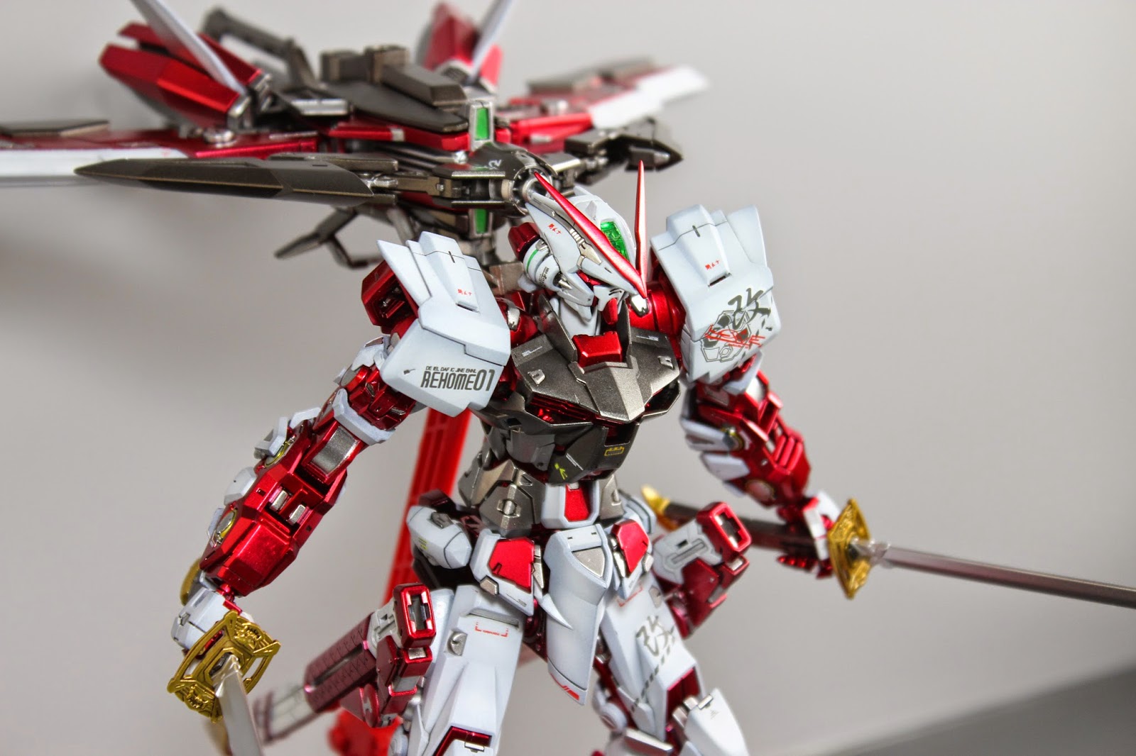 Painted Build: MG 1/100 Gundam Astray Red Frame Kai