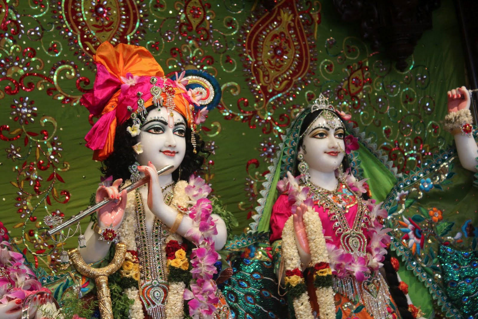 The most awaited darshan of Sri Sri Radha Krishna Lalita, Visakha from ...