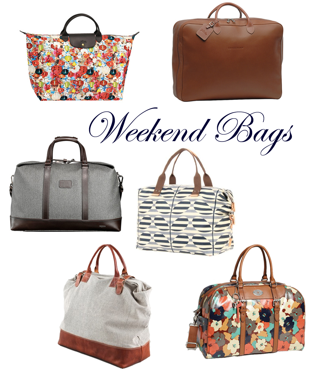 High Heeled Traveler: Tips to Travel By: My Favorite Weekend Bags