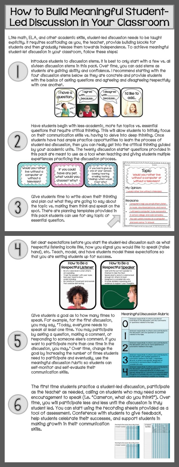 Crystal's Classroom: How to Build Meaningful Student-Led Discussion