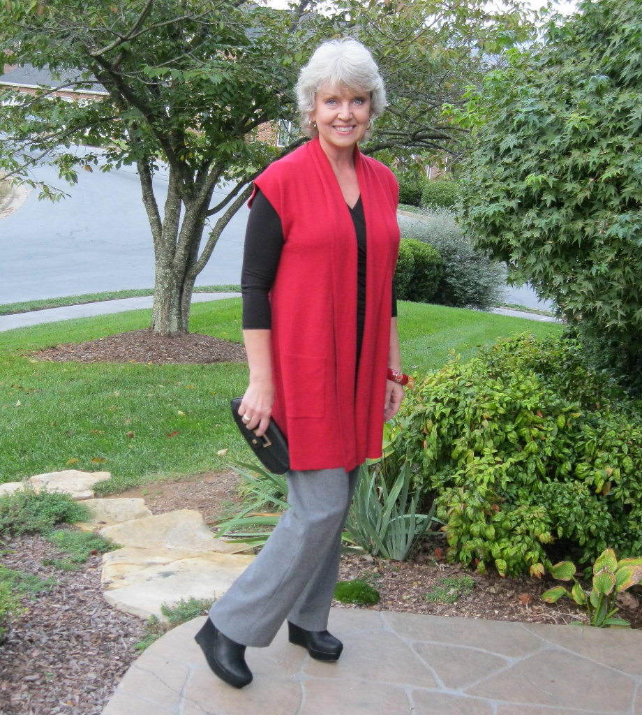 Fifty, not Frumpy: Long Sweater Vest