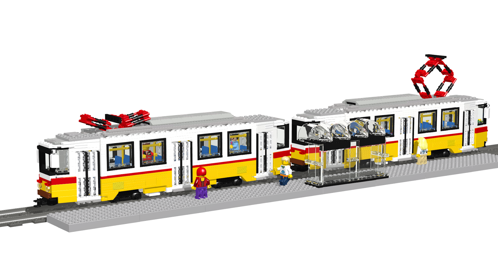 KOCKAGENERÁCIÓ / LEGO blog : LDD vonat széria: TATRA T5C5 villamos