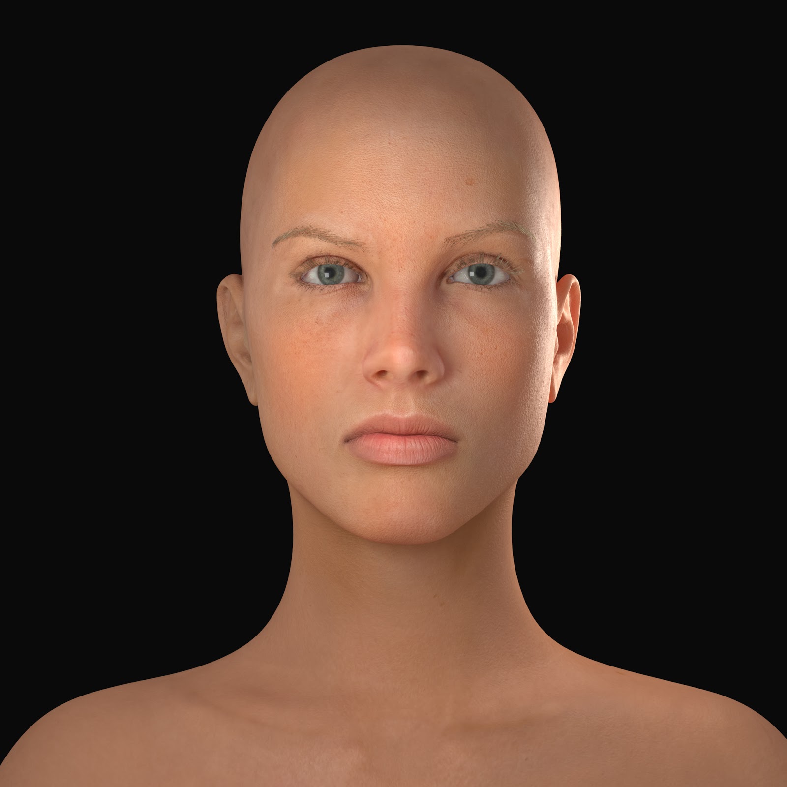 VFX Artist: Female Head