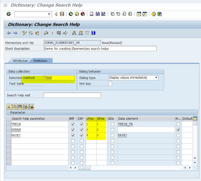 How to create Elementary and Secondary Search Helps